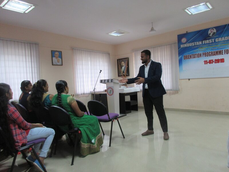 Ice Breaking Session for the Freshers - Hindustan College